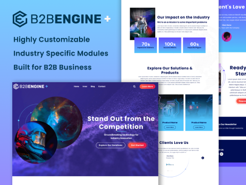 B2B Engine Pro Theme by New Perspective Marketing